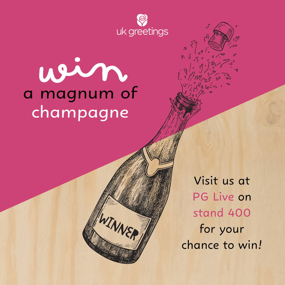 UK Greetings are at this year's PG Live!